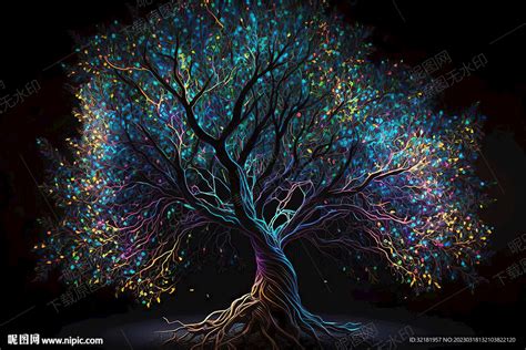 手绘发光大树设计图绘画书法文化艺术设计图库昵图网 手绘发光大树设计图绘画书法文化艺术设计图库昵图网