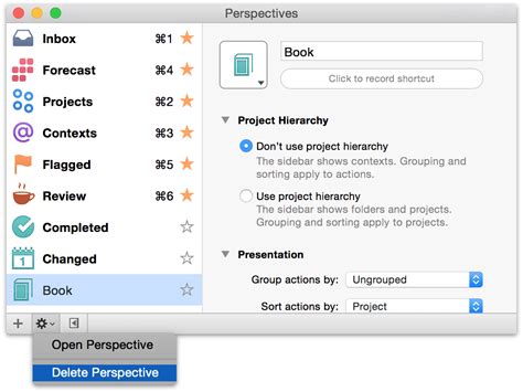 Omnifocus 2 For Mac User Manual Perspectives