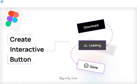 Interactive Button Animation Figma Community