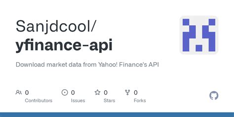 Github Sanjdcoolyfinance Api Download Market Data From Yahoo