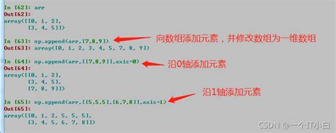 Numpy 数组元素的添加与删除numpy数组添加元素 Csdn博客