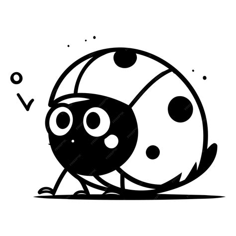 Premium Vector Cartoon Ladybug Character Cute And Funny Vector