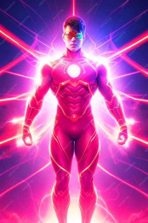 premium photo a powerful super coder man ai generated image