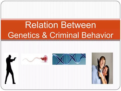 Relation Between Genetics And Criminal Behavior Pptx