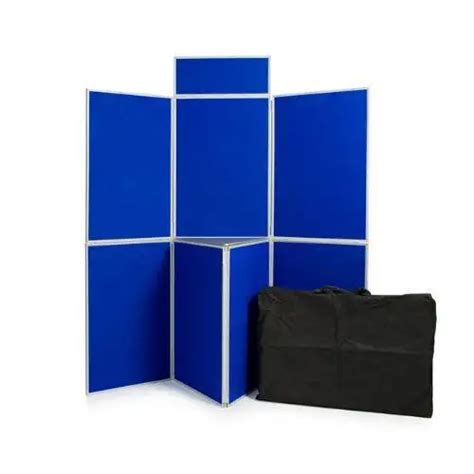 6 Panel Folding Display Board Including Header And Carry Bag Sg