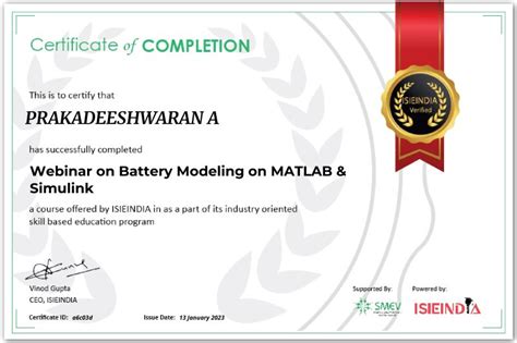 Prakadeeshwaran A On Linkedin Webinar Matlab Simulink
