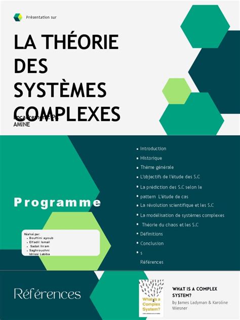 La Theorie Des Systemes Complexes V2 Pdf Sciences Cognitives