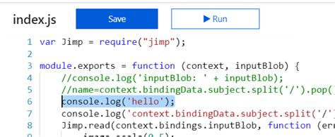 Javascript Consolelog Doesnt Log Anything In The Portal Stack Overflow