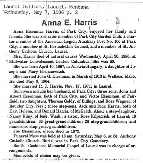 Anna Beslanowitch Eisenman Harris Photographs Elaines Extended