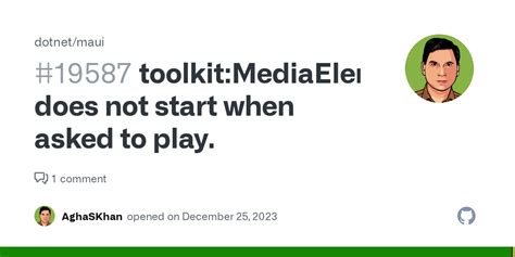 Toolkit Mediaelement Does Not Start When Asked To Play Issue Dotnet Maui Github