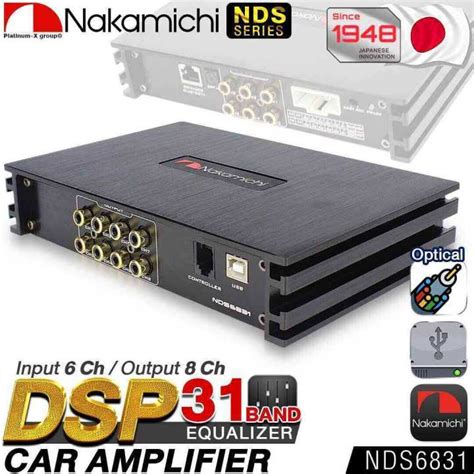 Nakamichi Dsp Amplifier Nds6831 31band Bluetooth Optical Usb Input 6 Choutput 8 Ch Hi Res