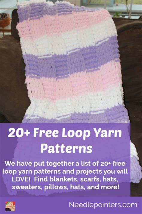 40 Of The Best Free Loop Yarn Patterns And Projects Needlepointers Com Finger Knitting