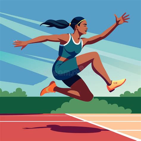 Girls Track And Field Clipart