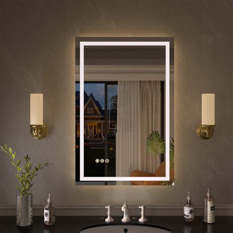 Luma Rectangular Frameless Anti Fog Led Light Dimmable Wall Bathroom V