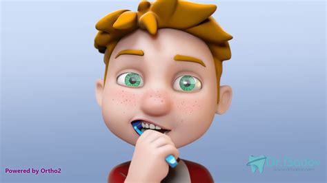 Миене на зъби и използване на конец за зъби при деца Youtube