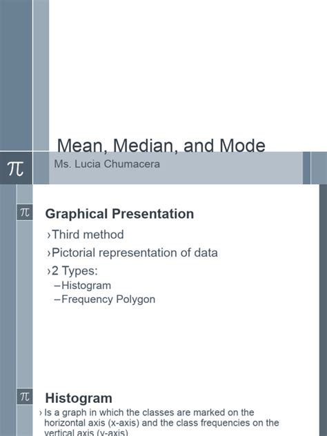 Mean Median And Mode 1 030504 Pdf Histogram Mean