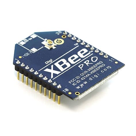 xbee pro 60mw u fl connection series 1 802 15 4 sparkfun wrl