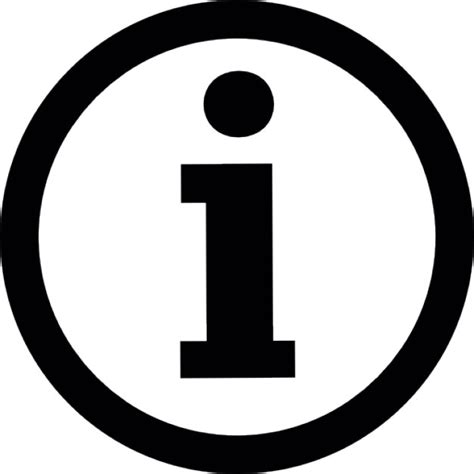 Information Circle Icons Free Download