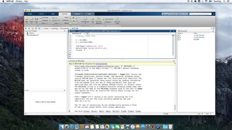 Computational Physics Video Reading And Writing Data With Fprintf In MATLAB YouTube