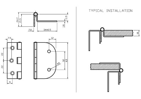 D83 4065 Locker Hinge Drawing Jpeg Nico Manufacturing Ltd