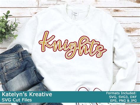Knights Script Svg Files Knights Script Svg Files