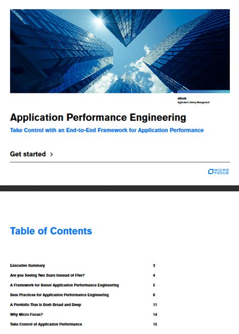 Application Performance Engineering Take Control With An End To End Framework For Application
