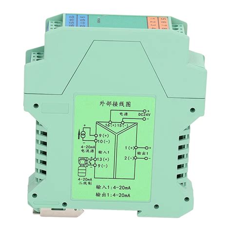 Dc24v Signal Isolator 1 Input 1 Output Current Transmitter 4‑20ma