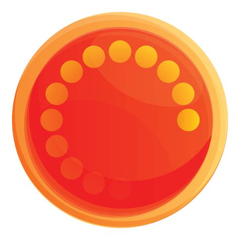 Loading Button Interface Icon Cartoon Style 14308383 Vector Art At