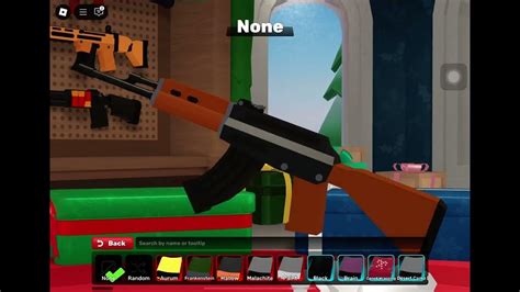 Buying The Ak47 Skin In Roblox Rivals Youtube