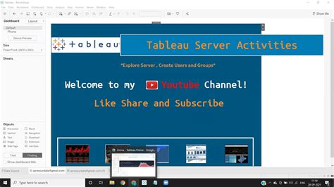 Tableau Server Training Adding Users And Permissions Youtube