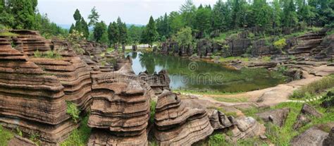 Hongshilin National Park In Hunan Province Stock Image Image Of