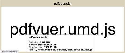 Reduce Size Pdfjs As Peer Dependency · Issue 99 · Arkokoleypdfvuer