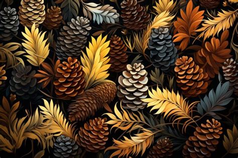 Pinecones Generative Ai Premium Ai Generated Image