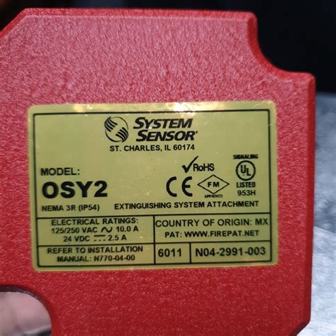 Jual Supervisory Switch Osy2 S000760031 System Sensor Shopee Indonesia