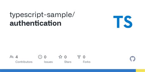 Github Typescript Sampleauthentication