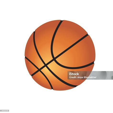 농구에 대 한 공입니다 벡터 일러스트입니다 흰색 배경에 고립 Championship에 대한 스톡 벡터 아트 및 기타 이미지 Championship 가죽 경쟁 Istock