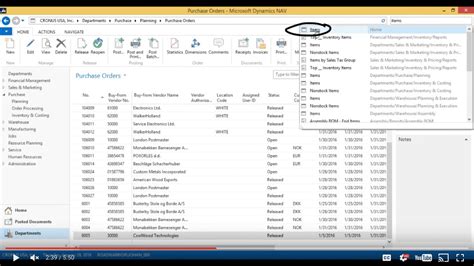Post Purchase And Sales Order In Microsoft Dynamics Nav 2015