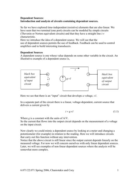 dependent sources introduction and analysis of circuits containing