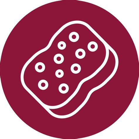 Sponge Line Circle Background Icon 52332953 Vector Art At Vecteezy