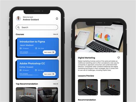 ed tech app design by rushi kukadia on dribbble