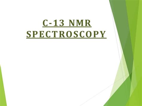 C 13 Nmr Pptx