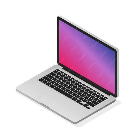 Premium Vector Isometric Laptop Illustration Modern Realistic