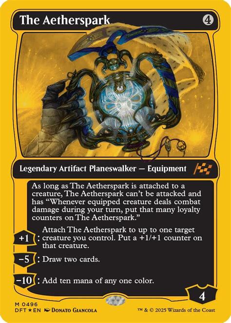 Brightglass Gearhulk First Place Foil Aetherdrift Magic The