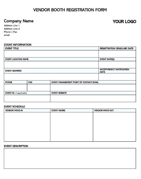 What Is A Vendor Registration Form At Tyra Lopez Blog