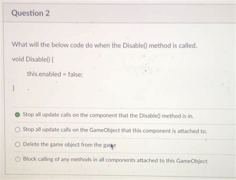 Solved Question Consider The Following Code Void Update Chegg