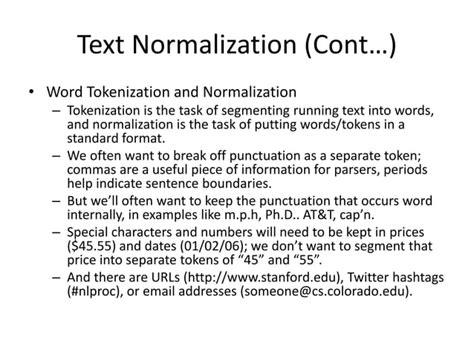 Nlpkashktext Normalization Pptx Technology And Computing
