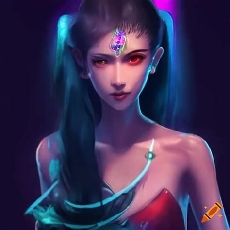 Digital Art Of Consul Li Jing Deng A Cyberpunk Council Member On Craiyon