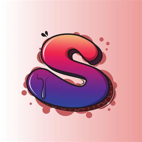 Graffiti Letter S Premium Vector Illustration Letra De Grafitti