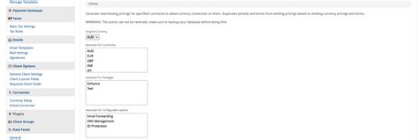 Custom Currency Conversion