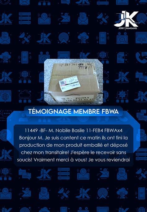 Jerry Mr Nobile Basile Partage Son Enthousiasme Après Une étape Clé De Son Parcours Avec Ma